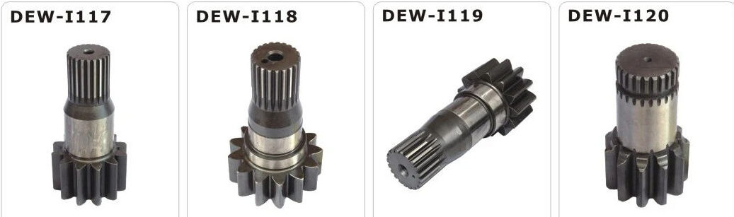 Slewing Gear Excavator rotary shaft with High Quality